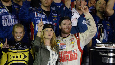 Dale Jr.'s girlfriend on Daytona 500 win: 'Biggest win of his career ...