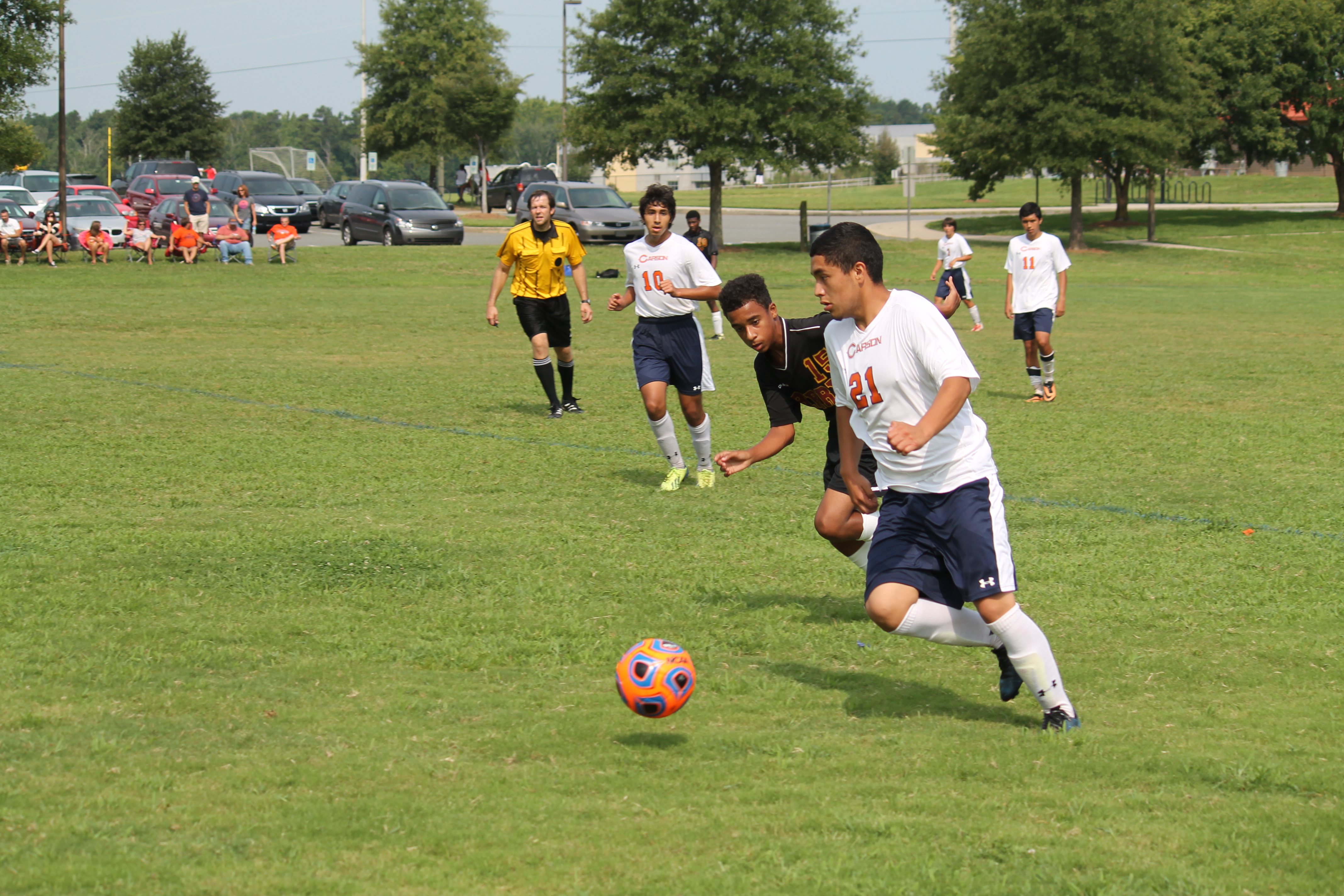Carson shuts out Cox Mill in SPC first-place battle | wcnc.com