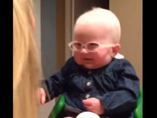 Watch: Baby sees her mother for the first time | wcnc.com