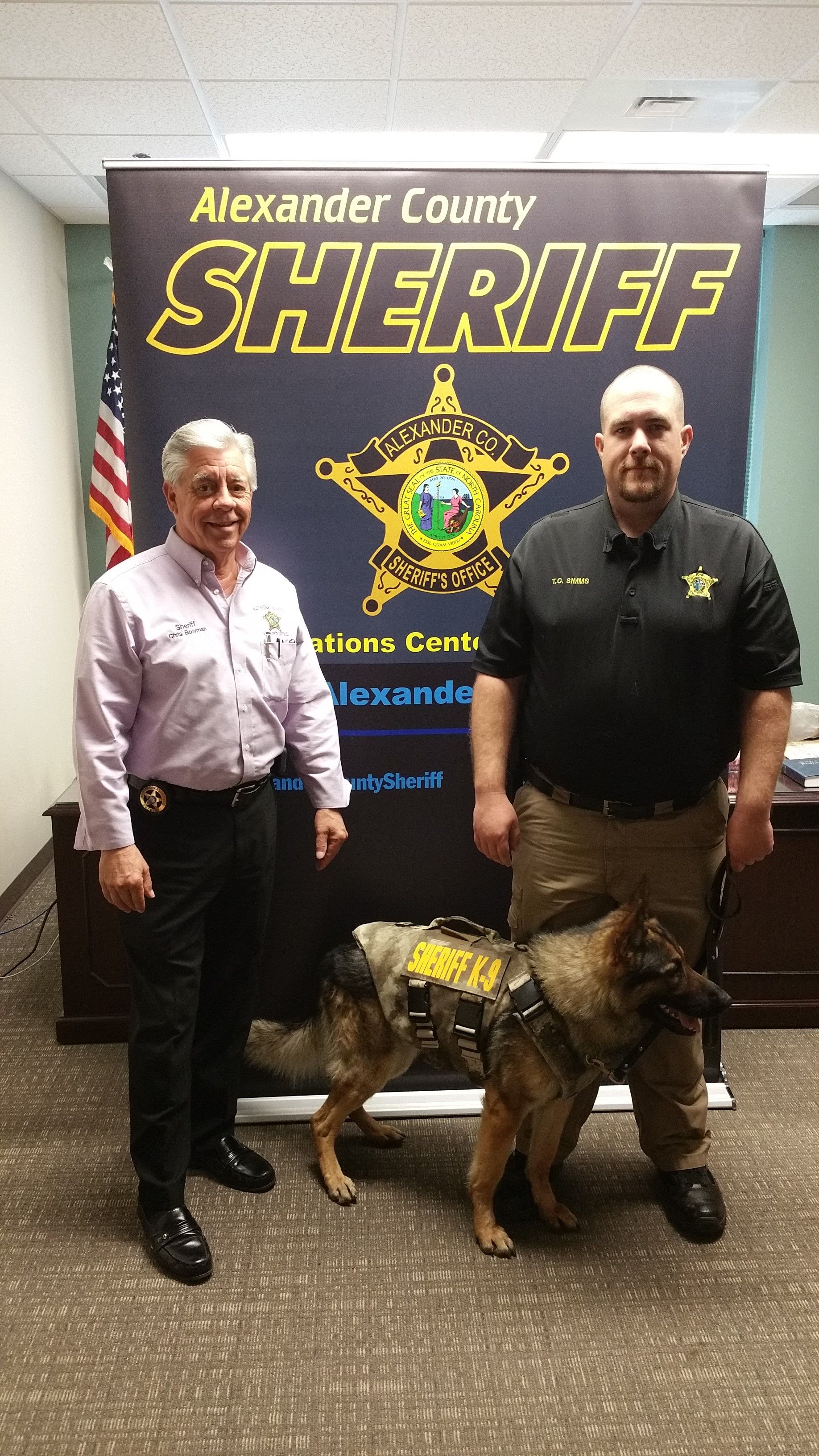 Alexander County K9 sports new bulletproof vest | wcnc.com