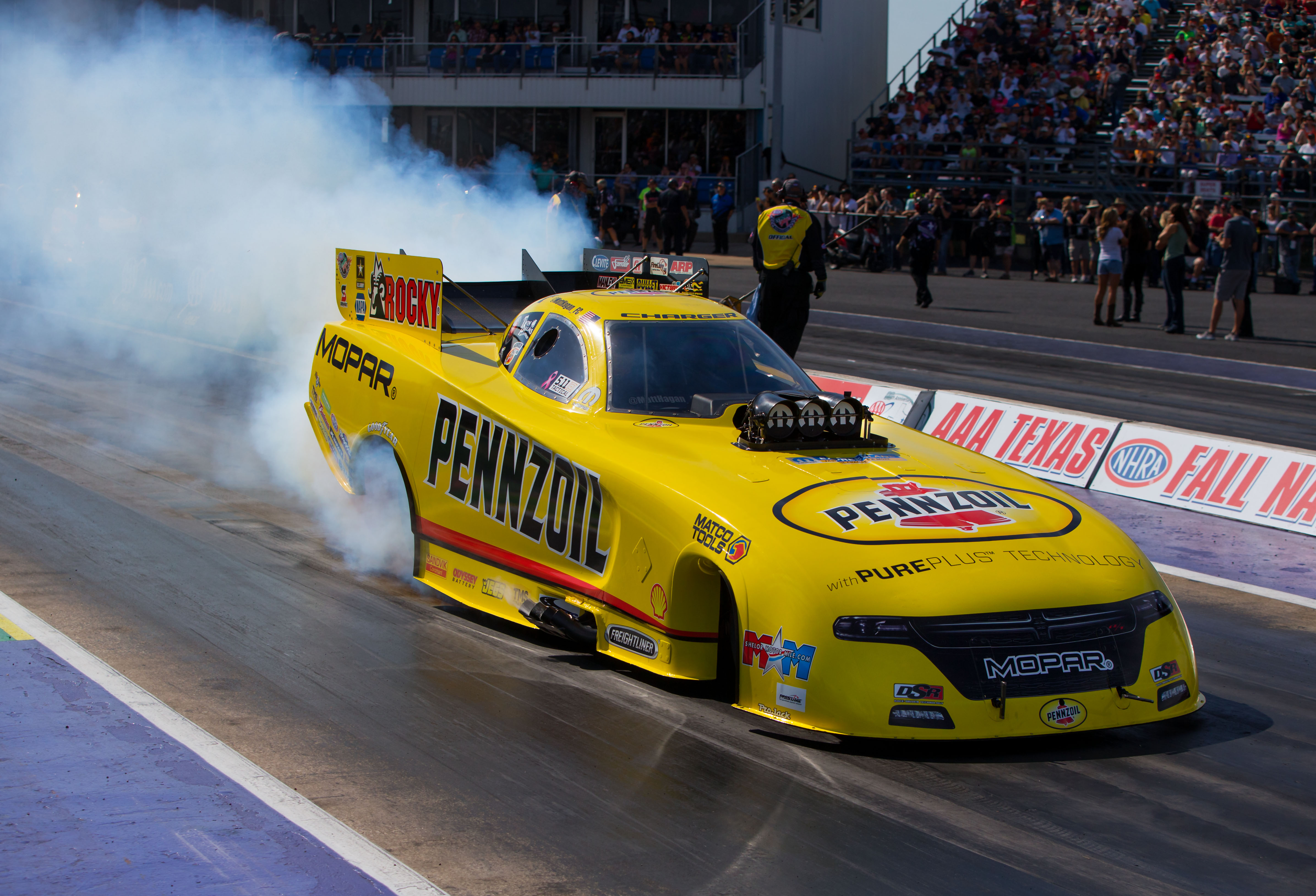 Matt Hagan breaks zMAX Dragway track record | wcnc.com