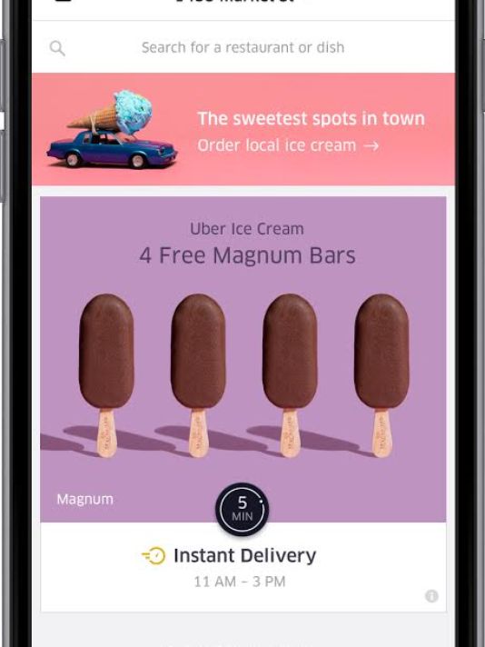 Uber delivering free ice cream in honor of National Ice Cream Day ...