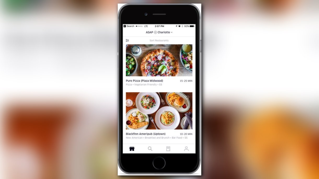 Celebrate food delivery lovers! Charlotteans can now order UberEATS ...